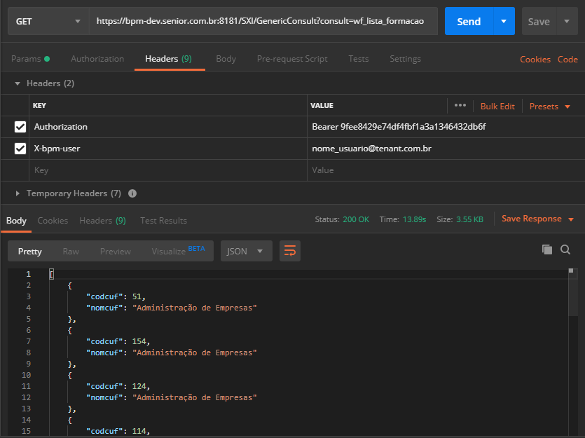 Integração com G5/G6 - Senior X PLATFORM