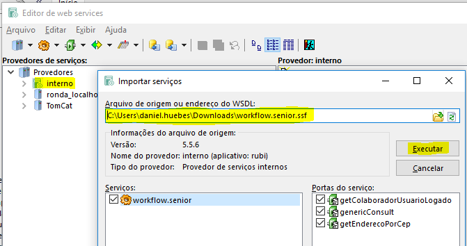 Integração com G5/G6 - Senior X PLATFORM